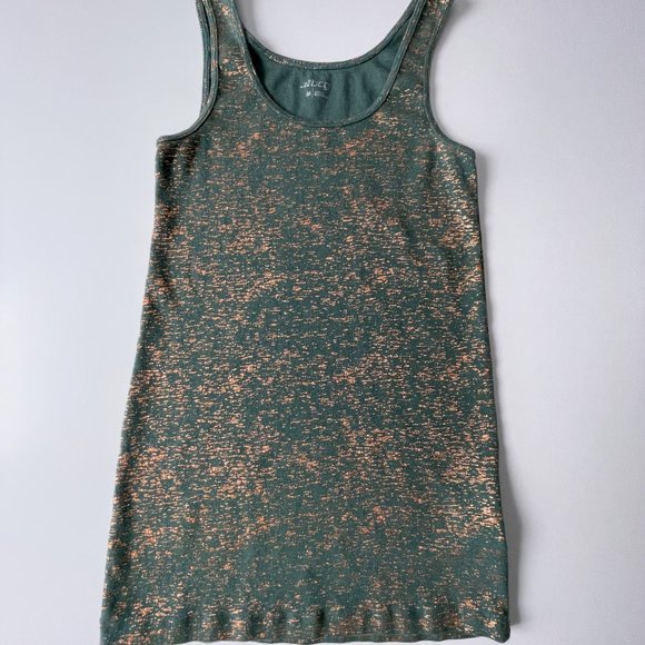 bcg | Tops | Bcg Green And Rose Gold Tank | Poshmark